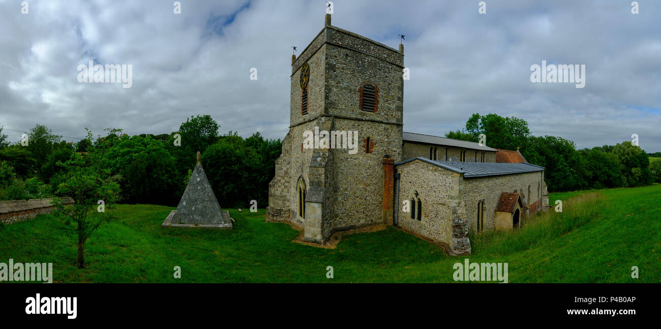St Andrews Church in Nether Wallop - often described as the prettiest ...