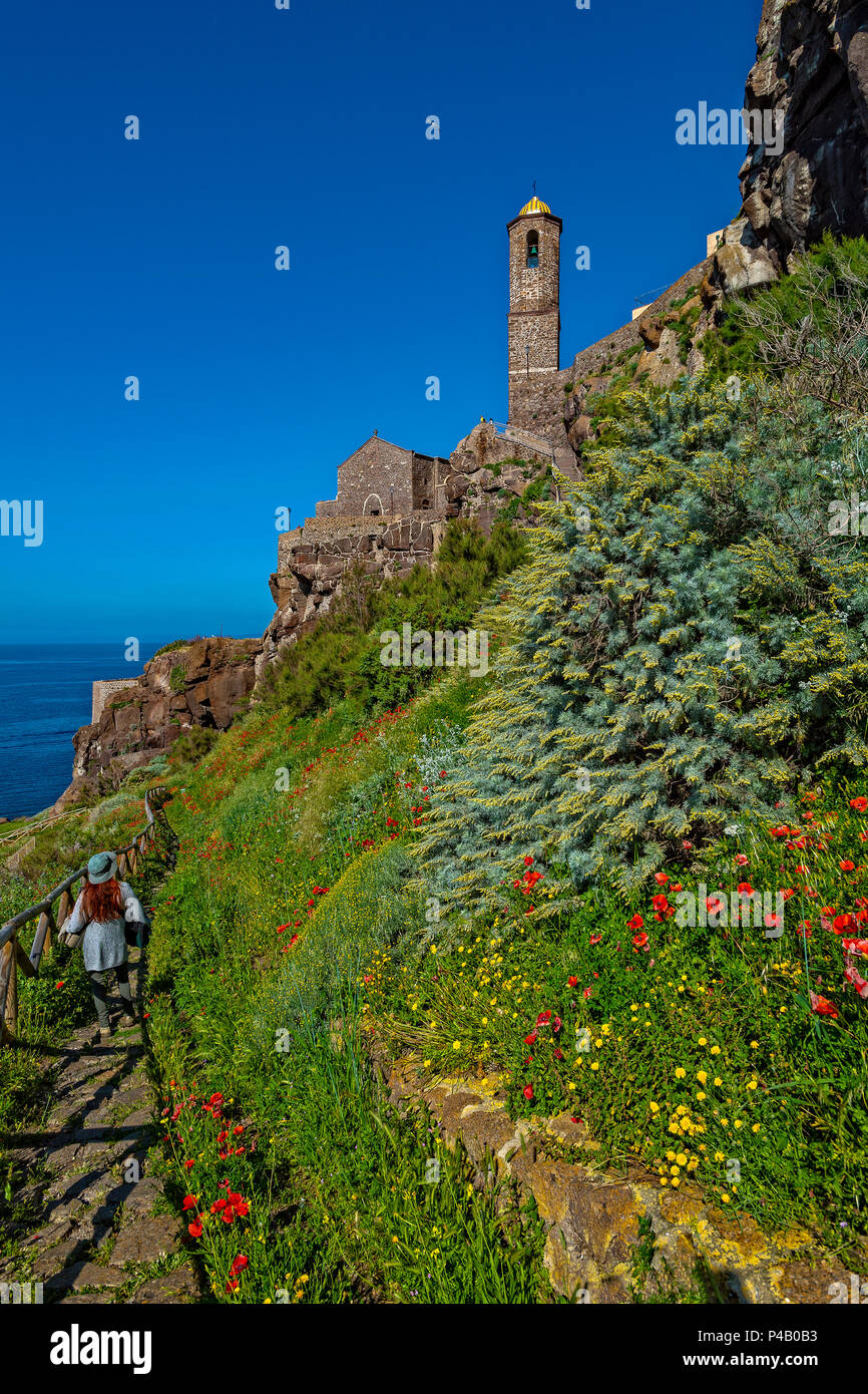 Italy Sardinia Anglona Castelsardo,Cathedral of Saint Anthony the Abbot ...