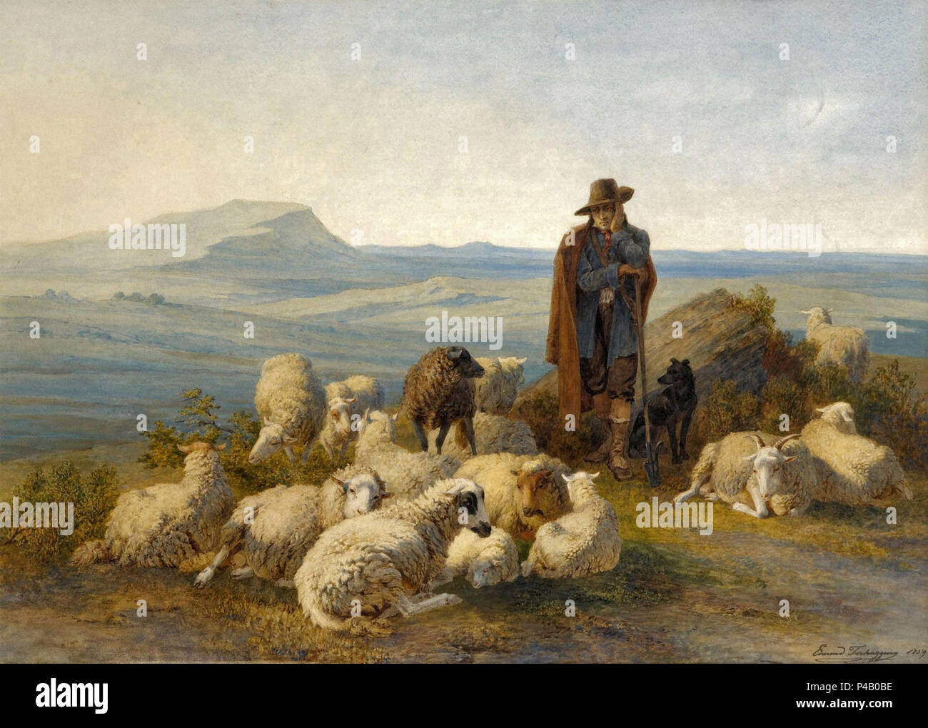 Herder met kudde hi-res stock photography and images - Alamy
