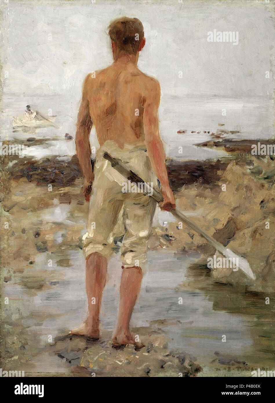 Henry scott tuke oar hi-res stock photography and images - Alamy