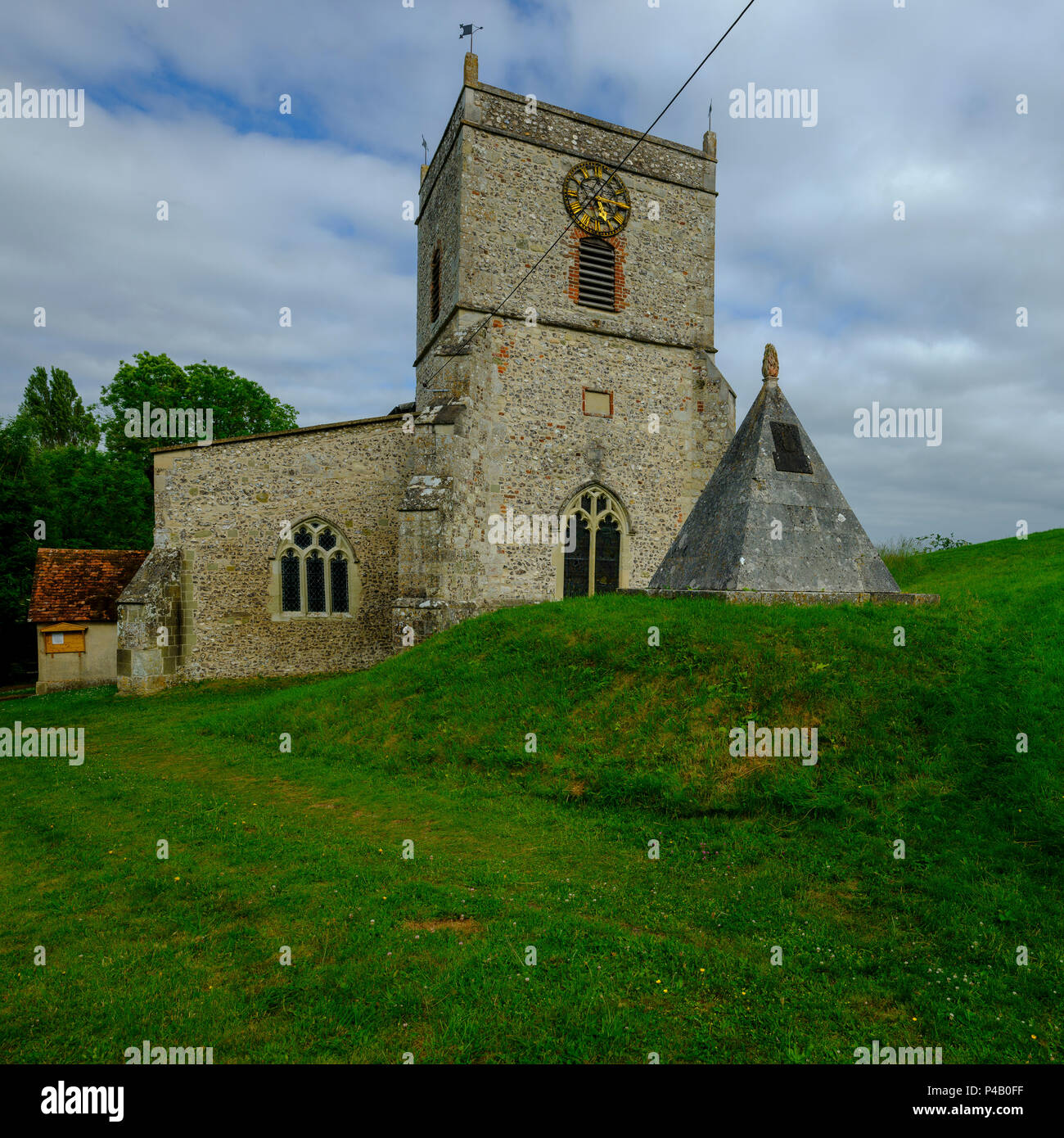 St Andrews Church in Nether Wallop - often described as the prettiest ...