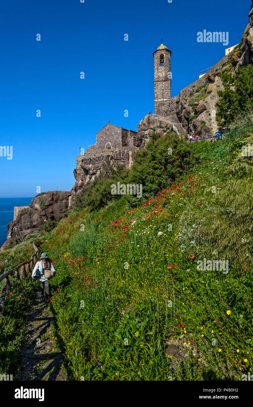 Italy Sardinia Anglona Castelsardo,Cathedral of Saint Anthony the Abbot ...