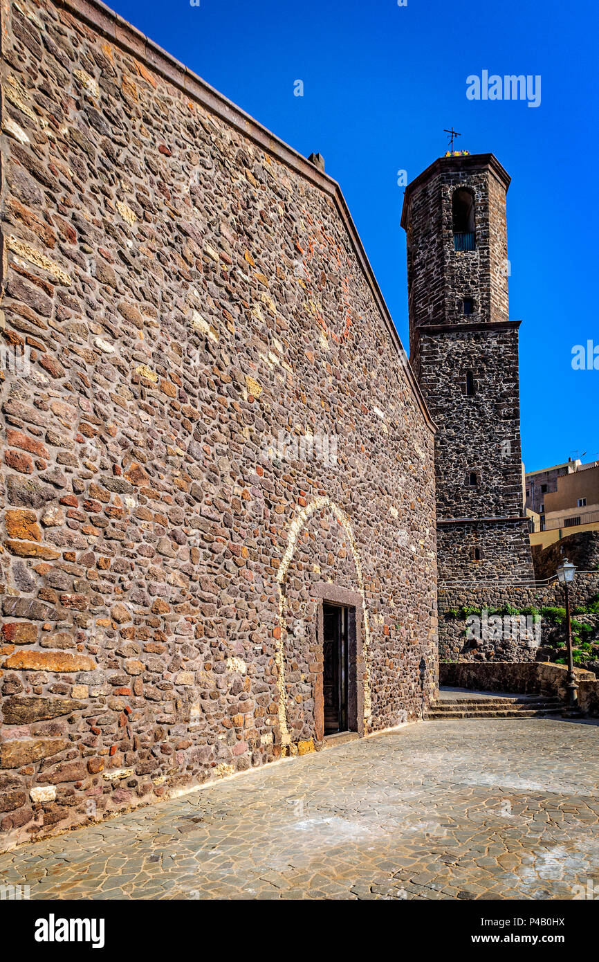 Italy Sardinia Anglona Castelsardo,Cathedral of Saint Anthony the Abbot ...
