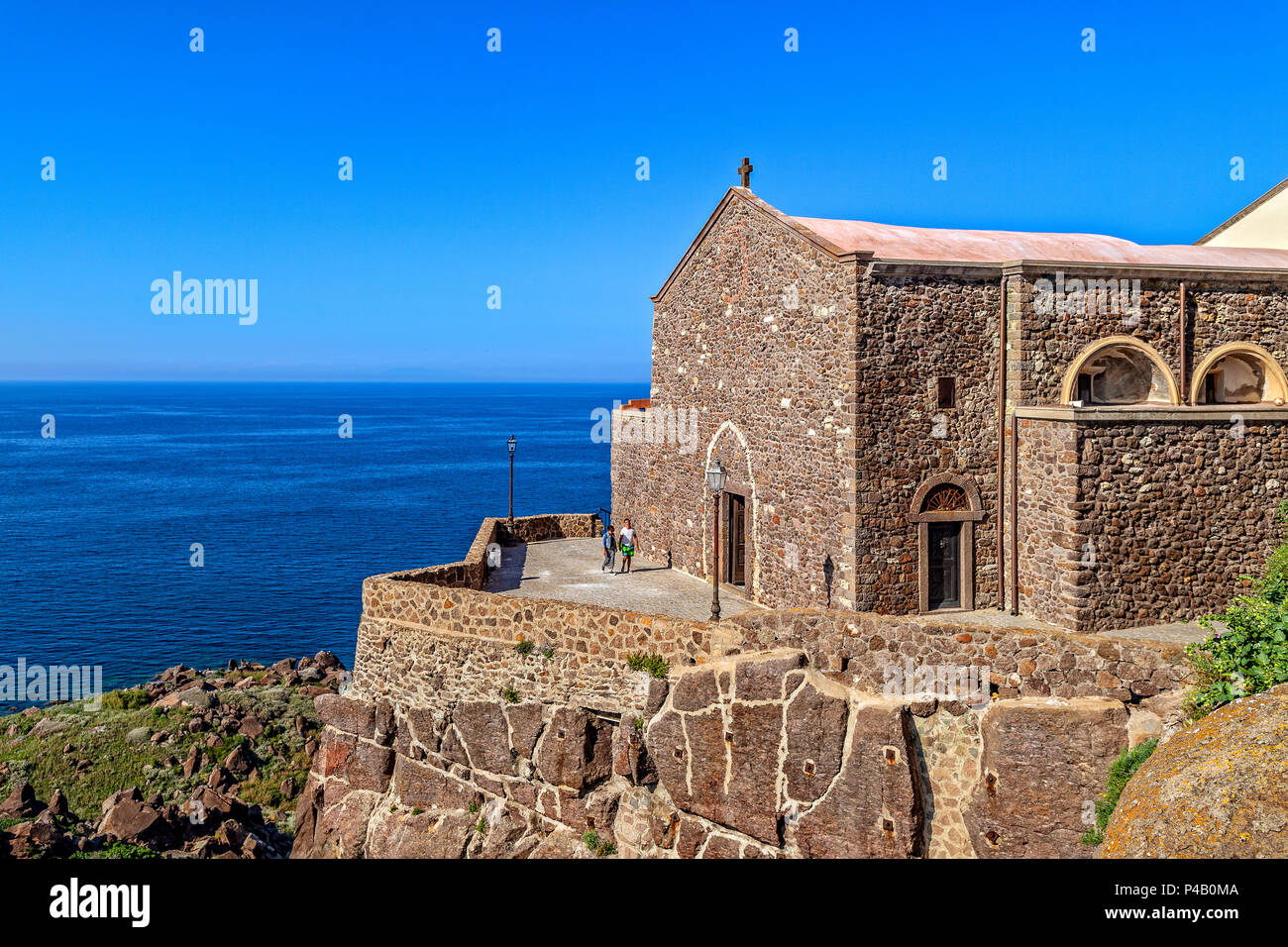 Italy Sardinia Anglona Castelsardo,Cathedral of Saint Anthony the Abbot ...