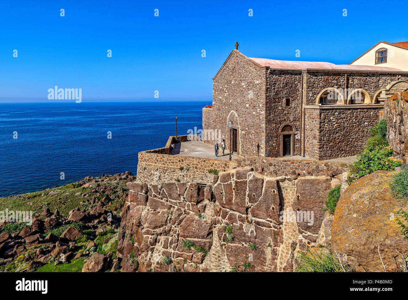 Italy Sardinia Anglona Castelsardo,Cathedral of Saint Anthony the Abbot ...
