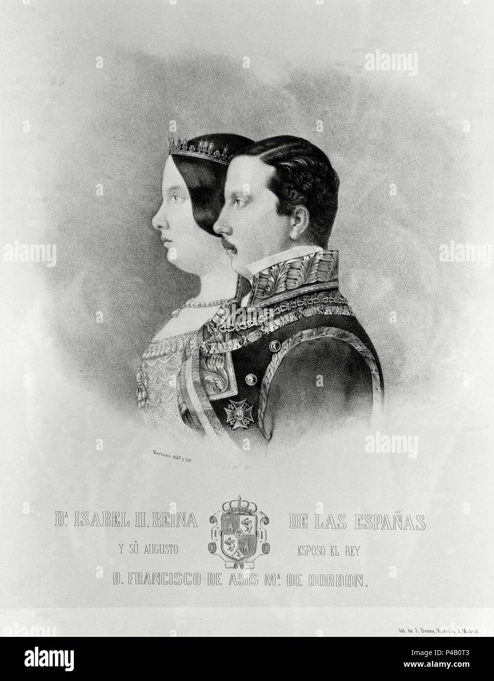 Isabel ii francisco de asis hi-res stock photography and images - Alamy