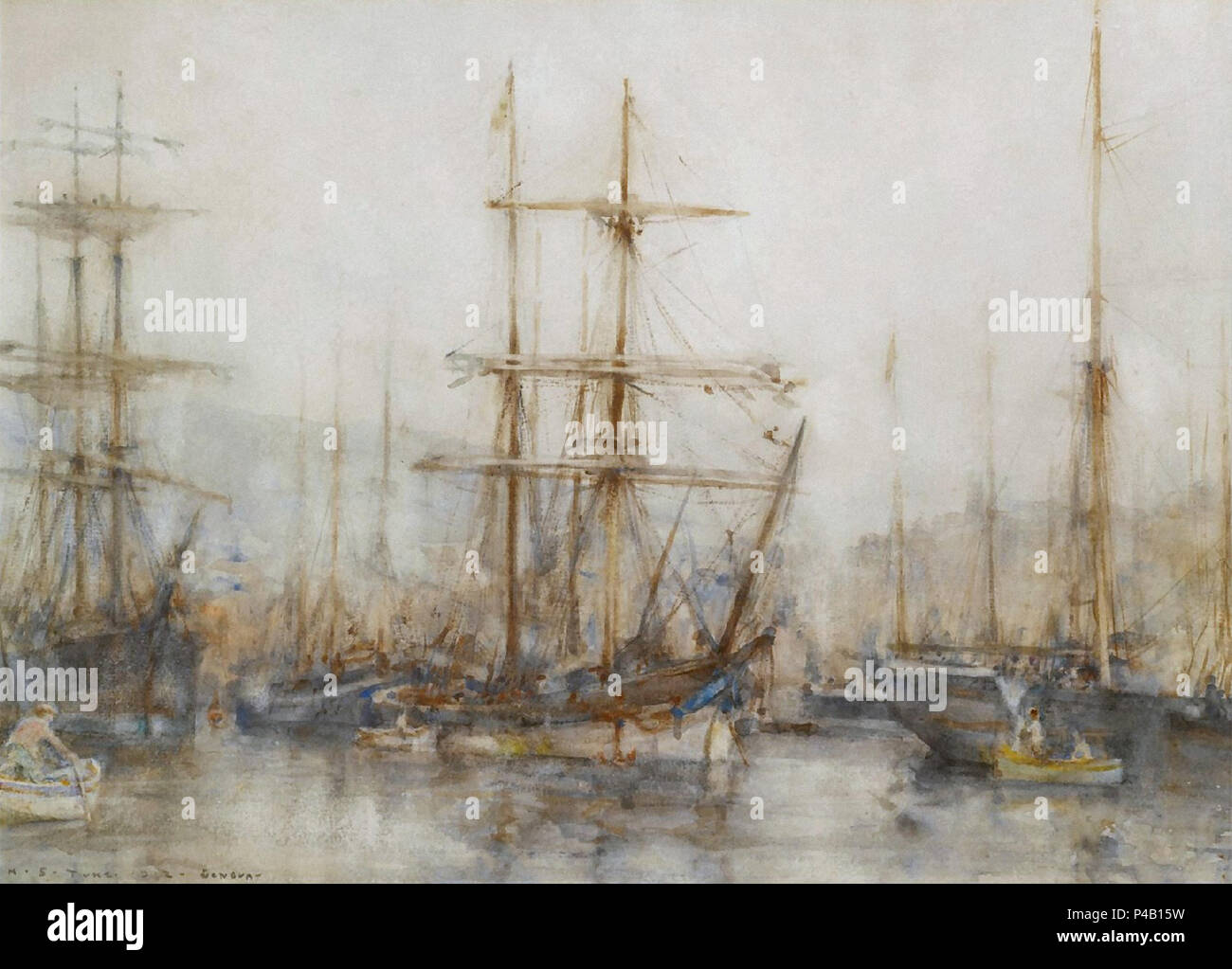 Painting 19th century genova hi-res stock photography and images - Alamy