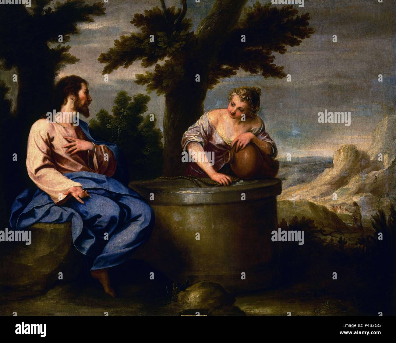 Jesus and the Samaritan Woman - 1650/52 - 165x205 cm - Spanish Baroque ...