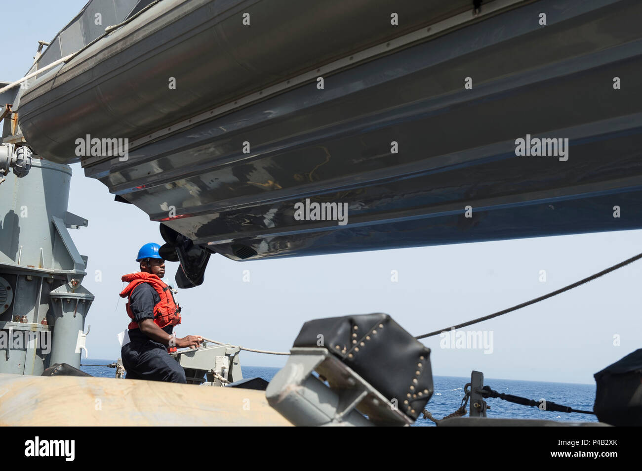Davit arm hi-res stock photography and images - Alamy