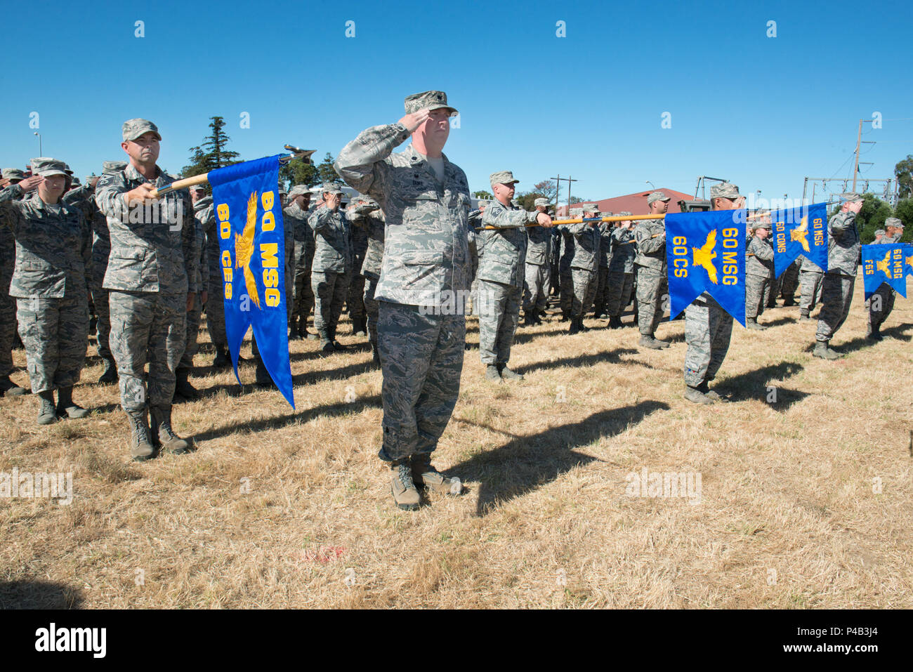 Members of the 60th Mission Support Group, Travis Air Force Base, Calif ...