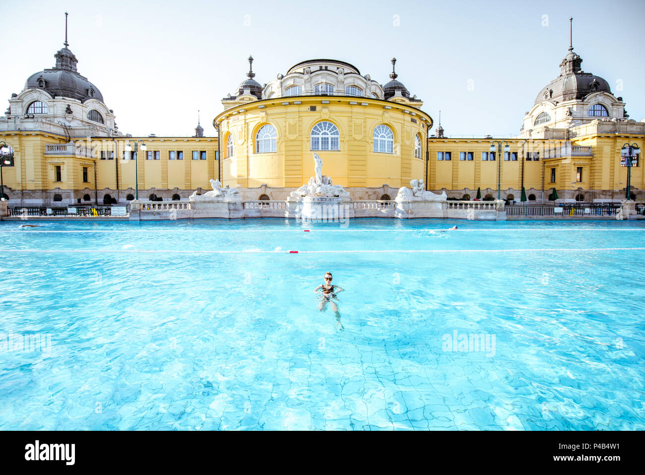Woman in hot springs hi-res stock photography and images - Alamy