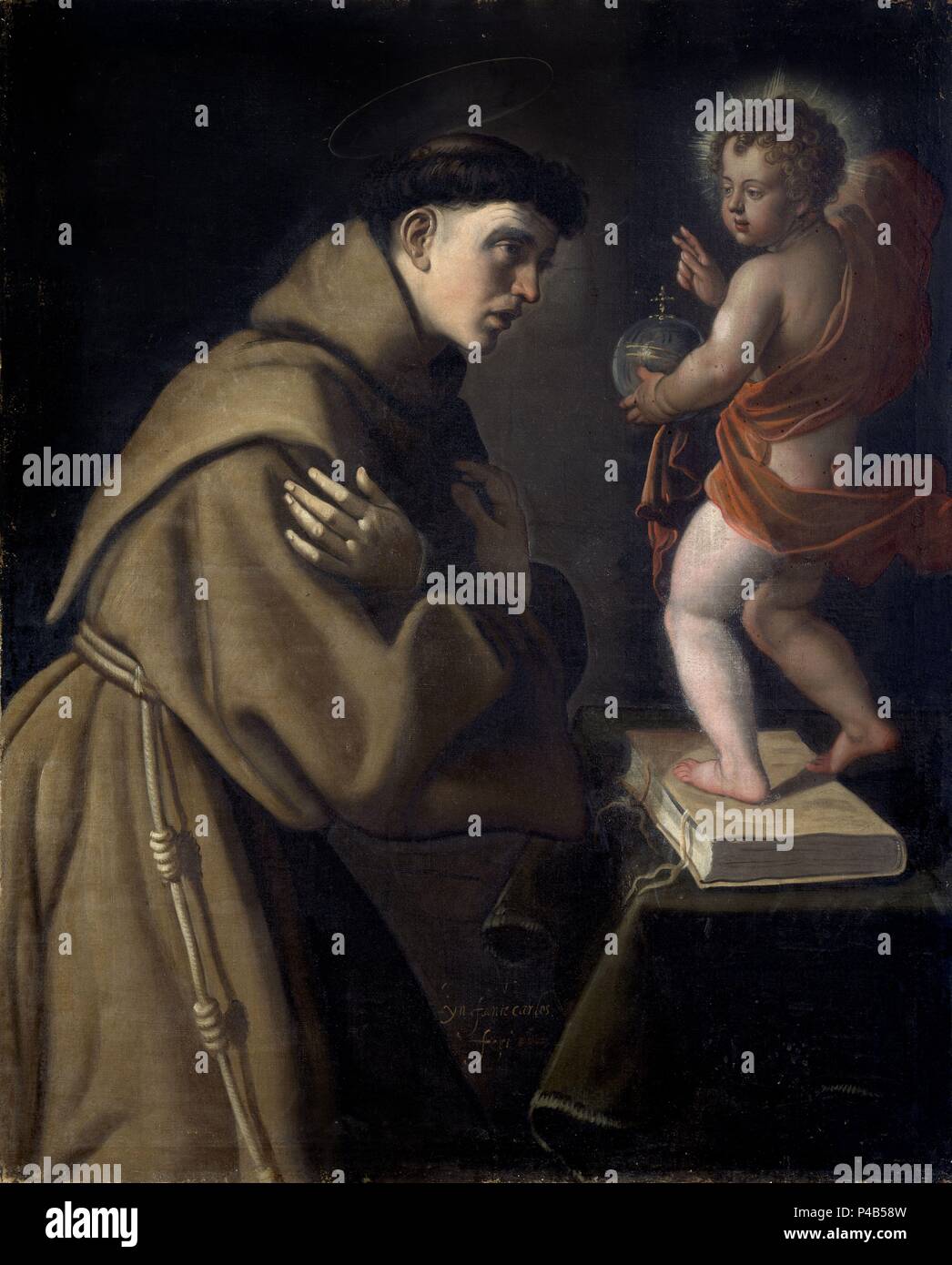 SAN ANTONIO Y EL NINO JESUS. Author: CARLOS INFANTE. Location: CONVENTO ...