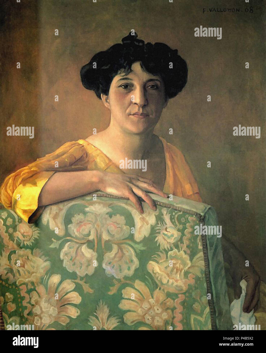 Vallotton Felix - Portrait De Gabrielle Stock Photo - Alamy