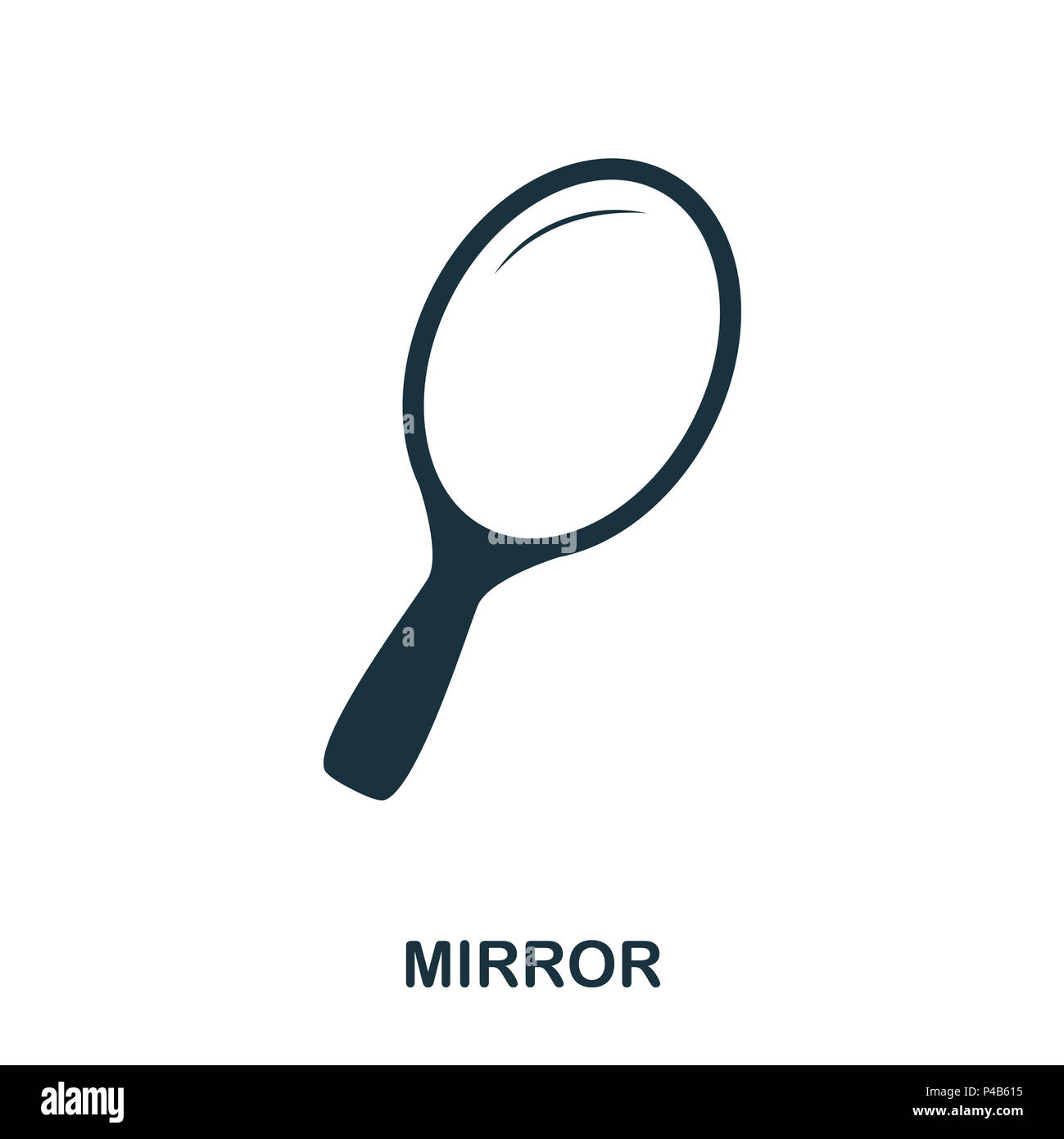 Mirror icon. Flat style icon design. UI. Illustration of mirror icon ...