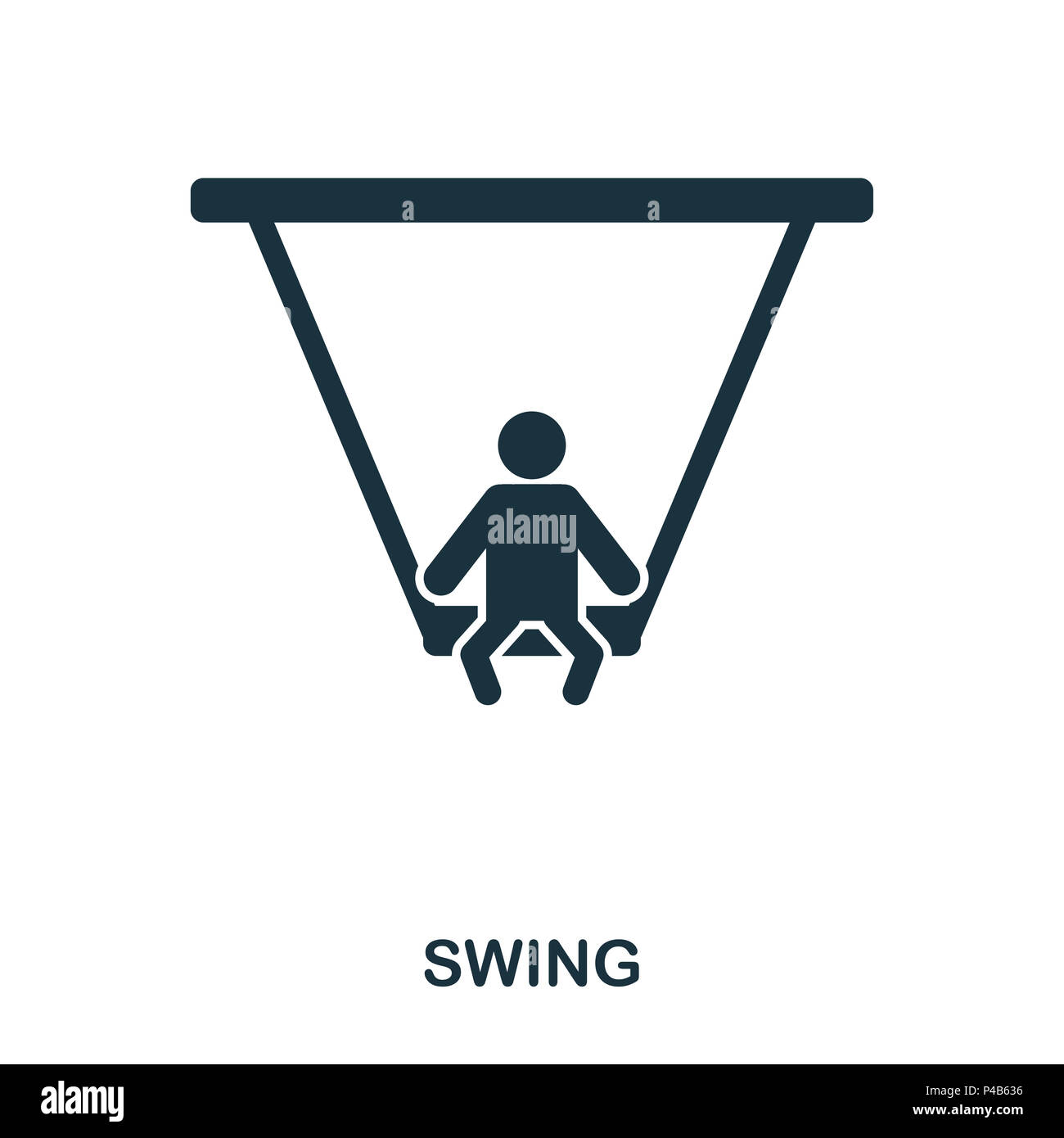 Swing icon. Mobile apps, printing and more usage. Simple element sing ...