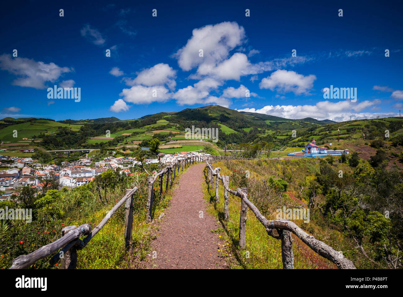 Ermida de monte santos chapel and hiking trail hi-res stock photography ...