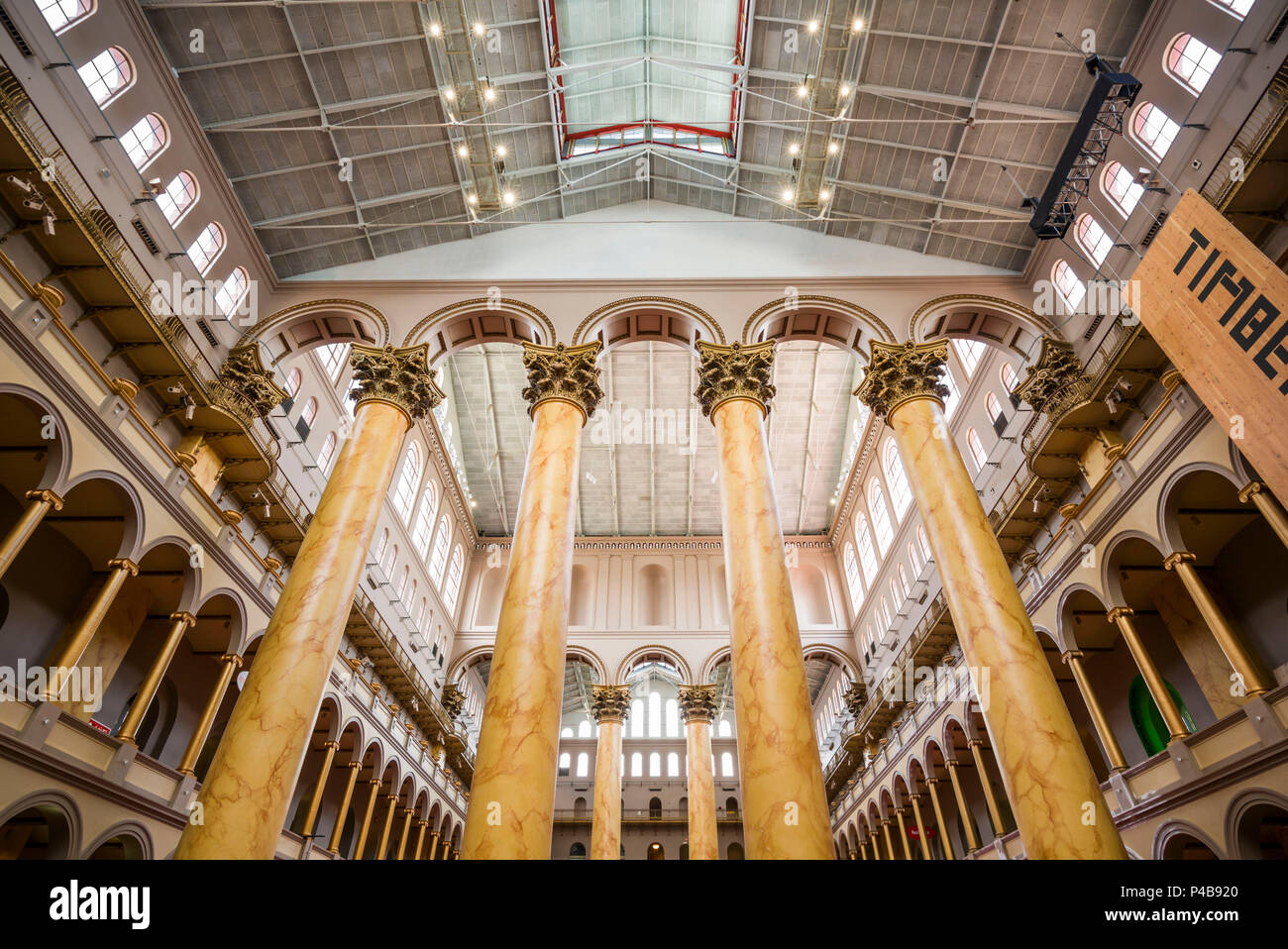 USA, District of Columbia, Washington, National Building Museum ...