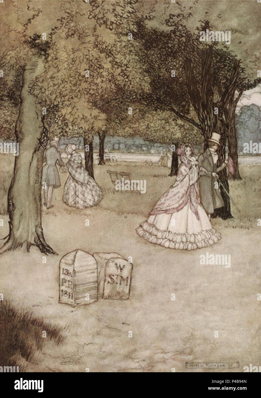 118‥A6tombstones of Walter Matthews and Phoebe Phelps Stock Photo - Alamy