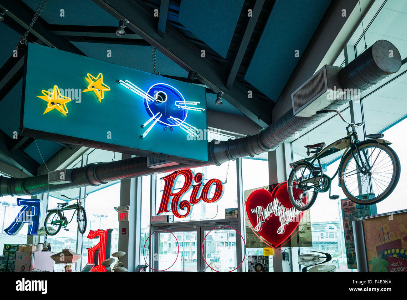 Neon Signs 1950s High Resolution Stock Photography and Images - Alamy