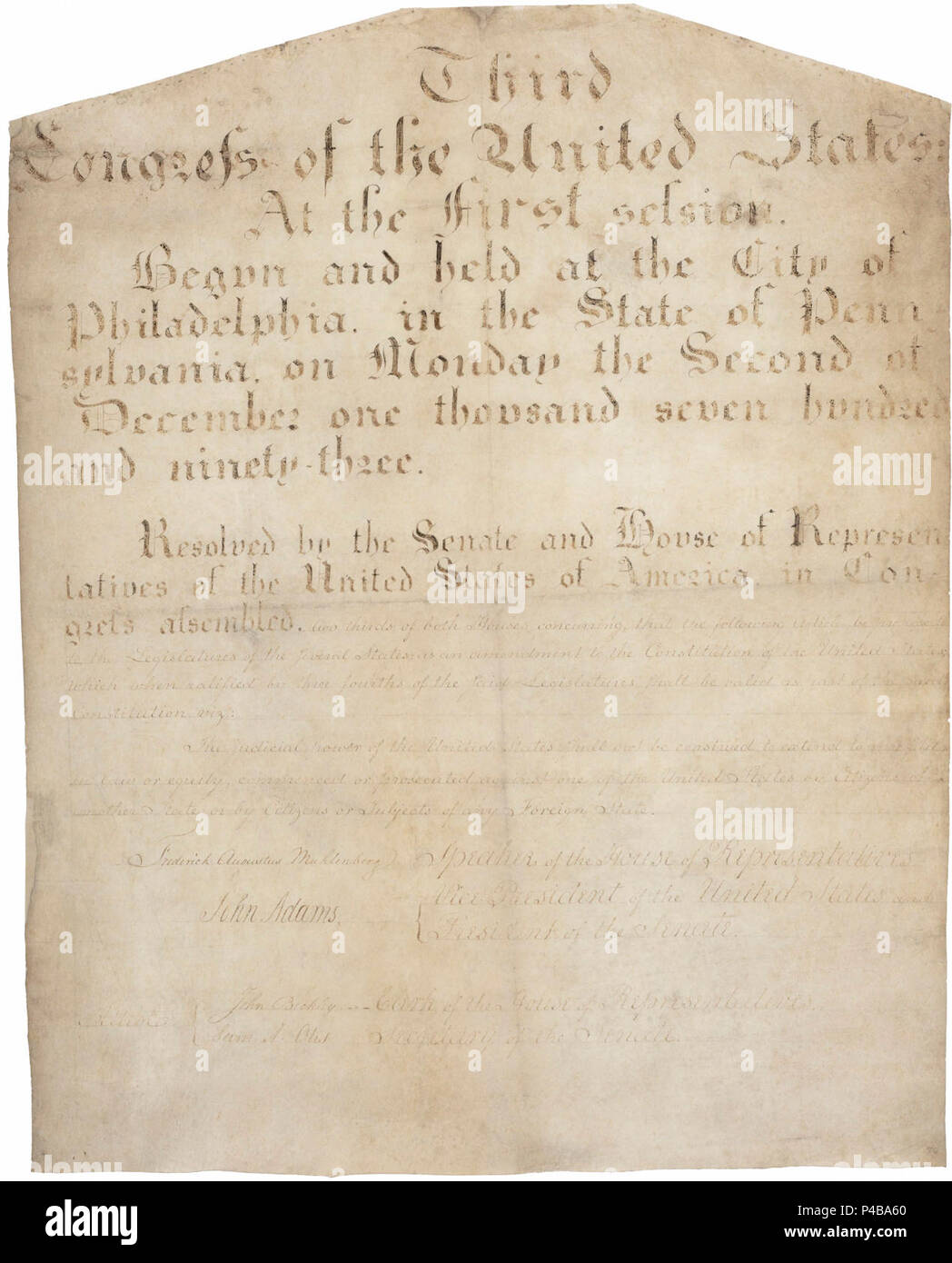 11th amendment hi-res stock photography and images - Alamy