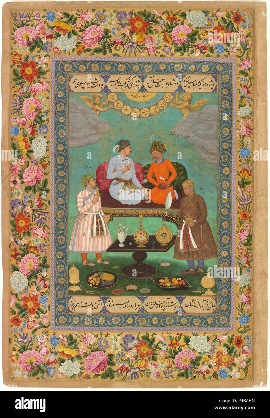 12 Abu'l Hasan Jahangir Welcoming Shah 'Abbas, ca. 1618, Freer Gallery ...