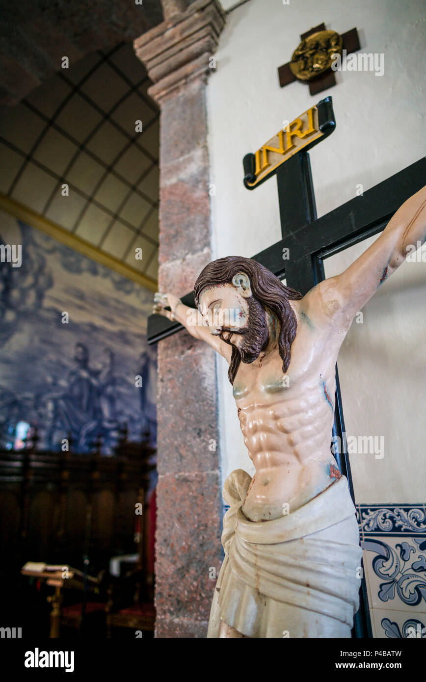 Portugal, Azores, Sao Jorge Island, Norte Grande, Igreja Nossa Senhora ...