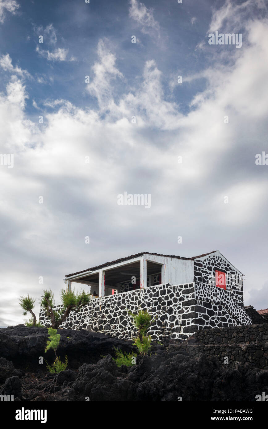 Portugal, Azores, Pico Island, Lajido, stone house Stock Photo - Alamy