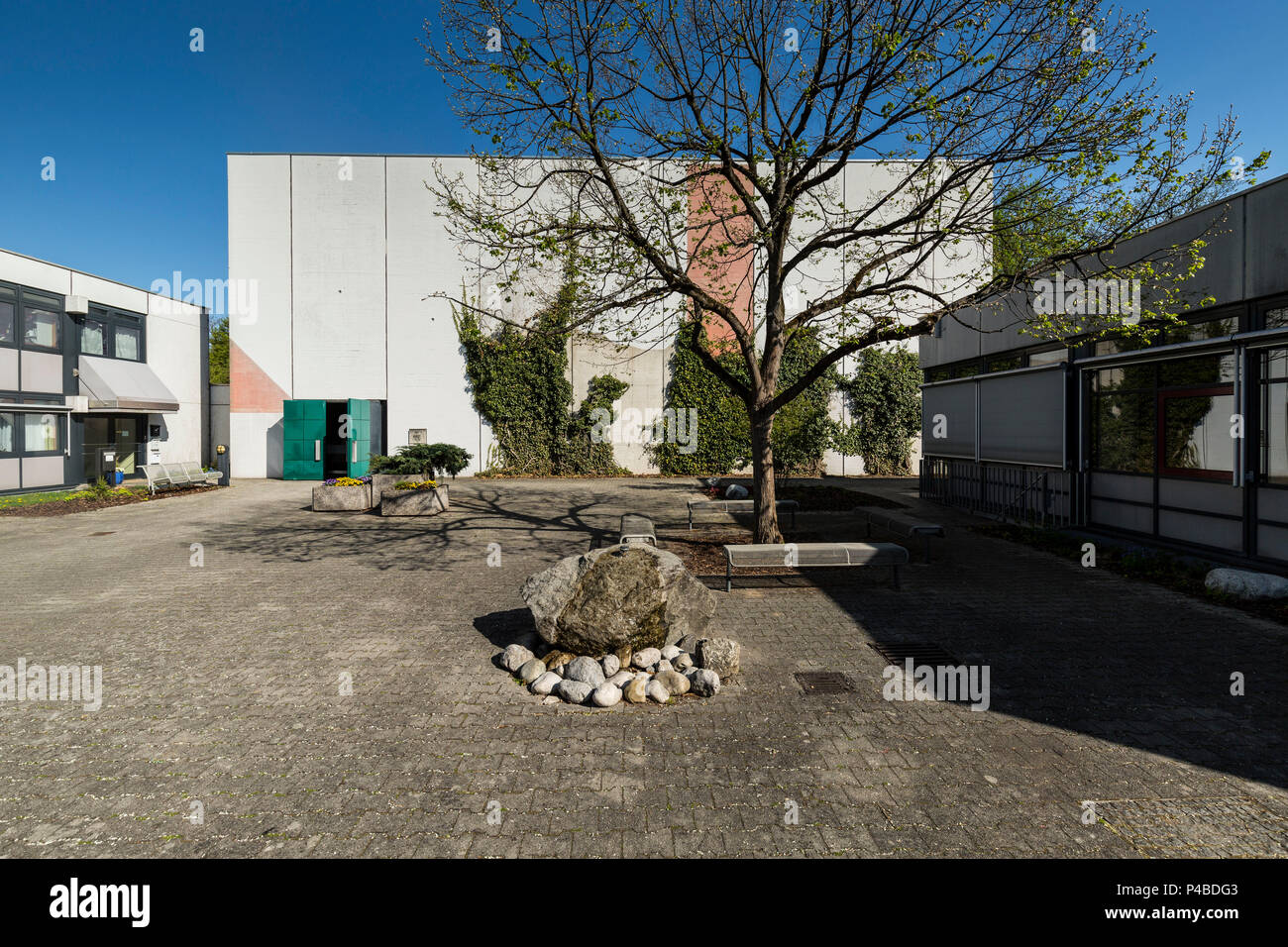 Europe, Germany, Bavaria, Unterhaching, Community of St. Birgitta Stock ...
