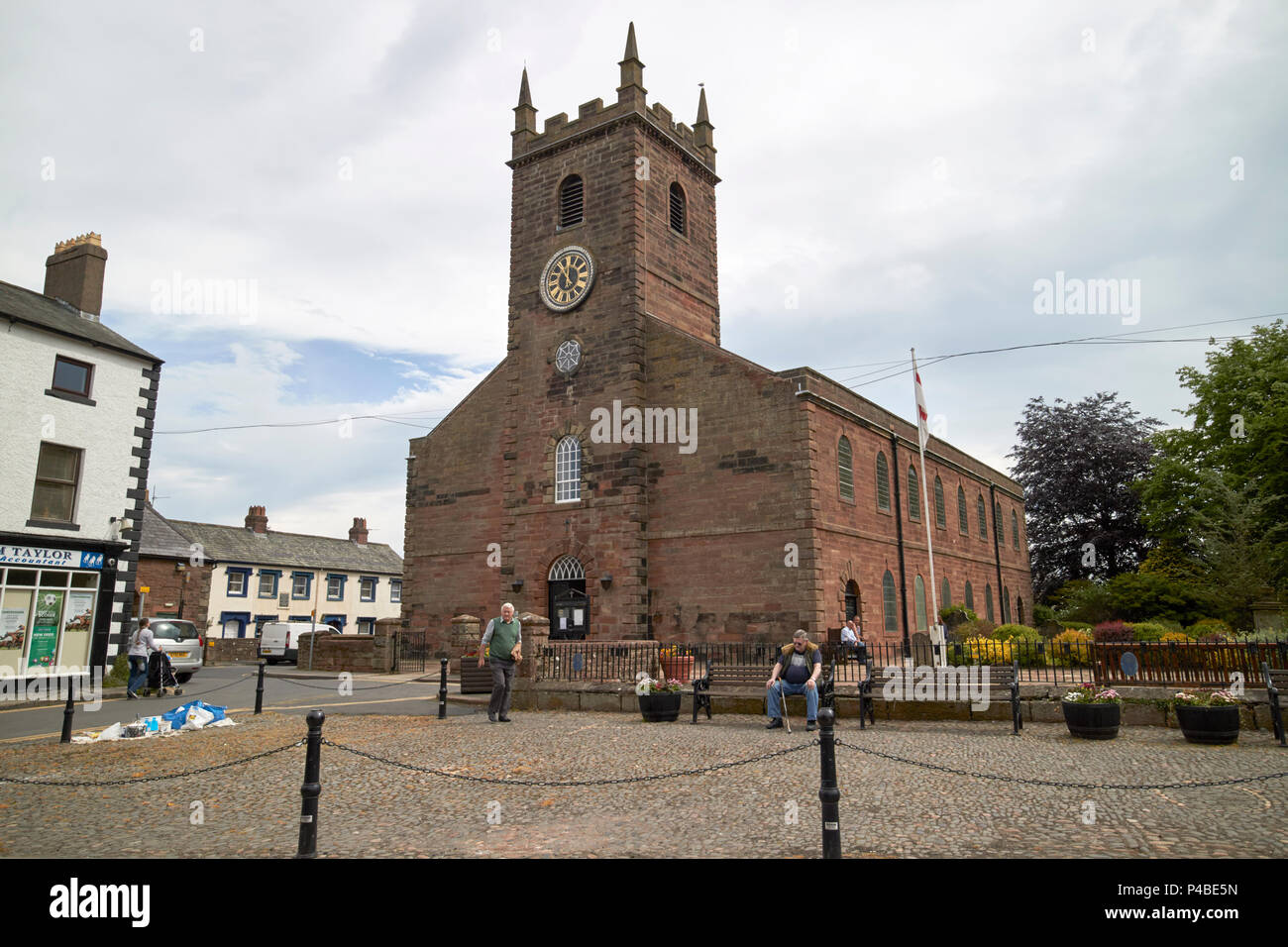 St Marys Parish Church Wigton Cumbria England UK Stock Photo - Alamy