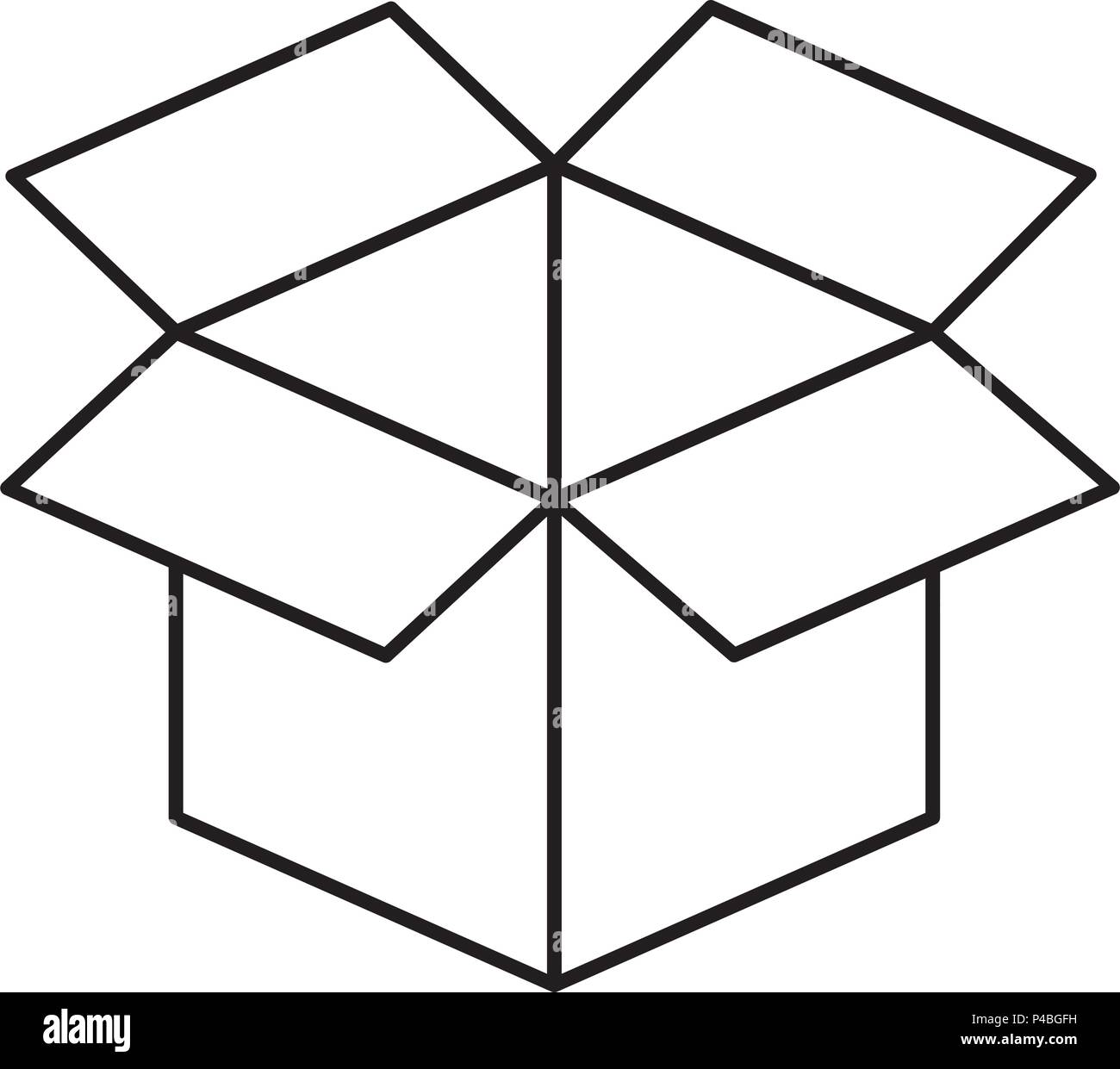 box carton isolated icon Stock Vector Image & Art - Alamy