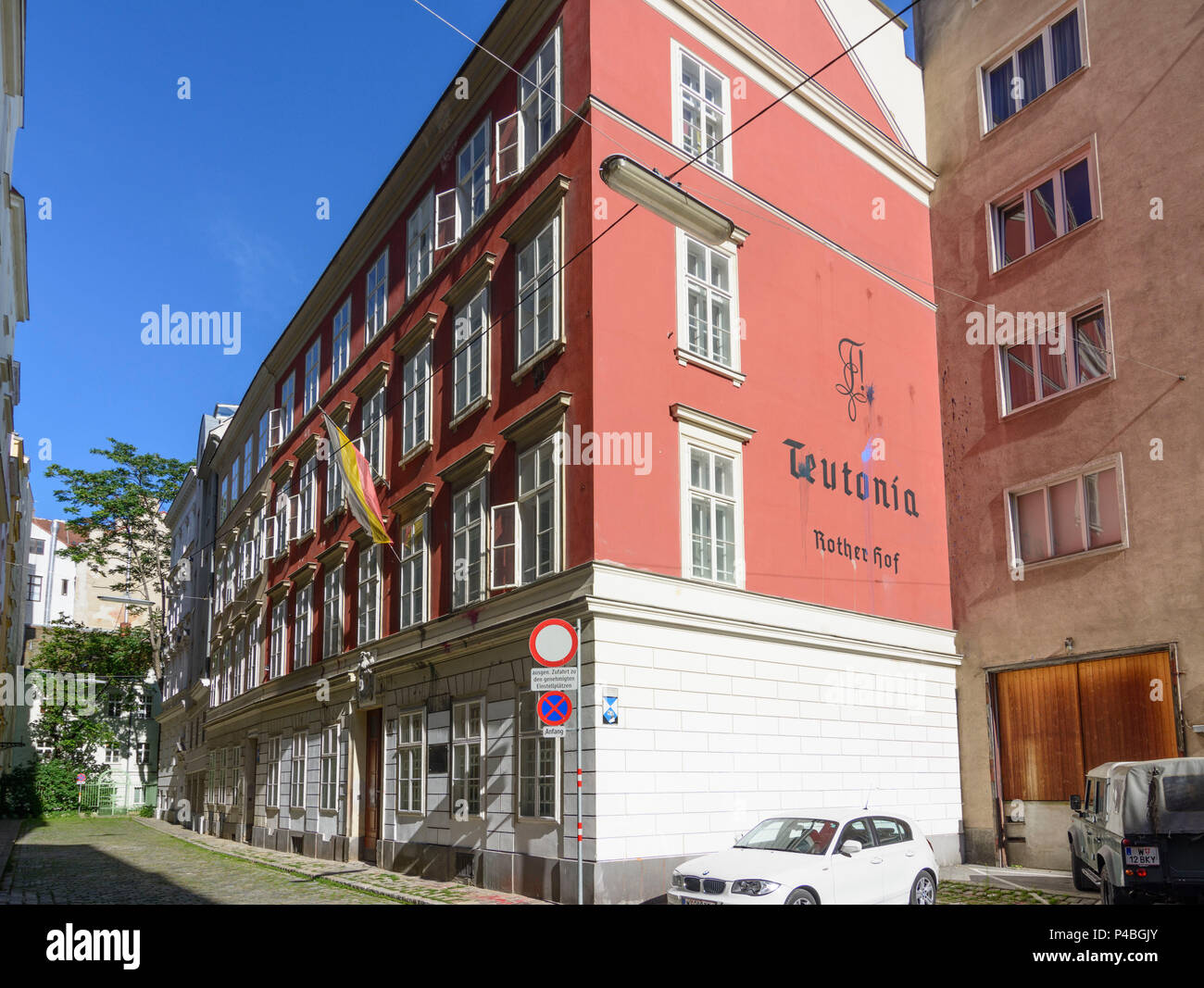Vienna, house of Burschenschaft (student fraternity) Teutonia, 08 ...