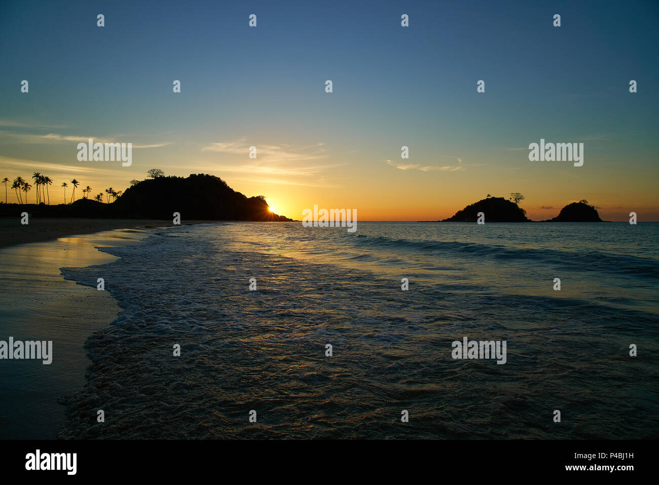Boat view on the beach Stock Photo - Alamy