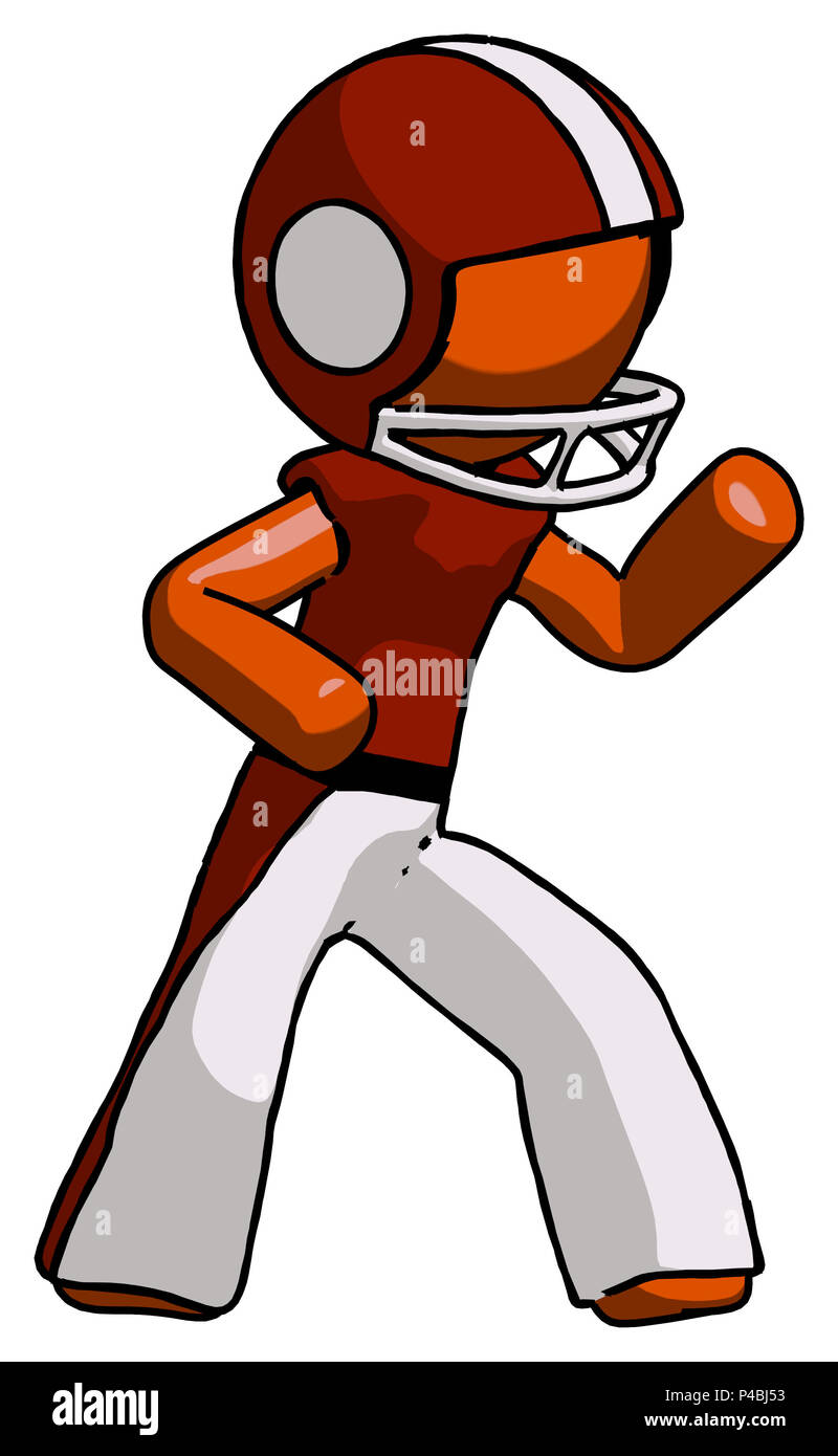 Football Player Defense Clip Art
