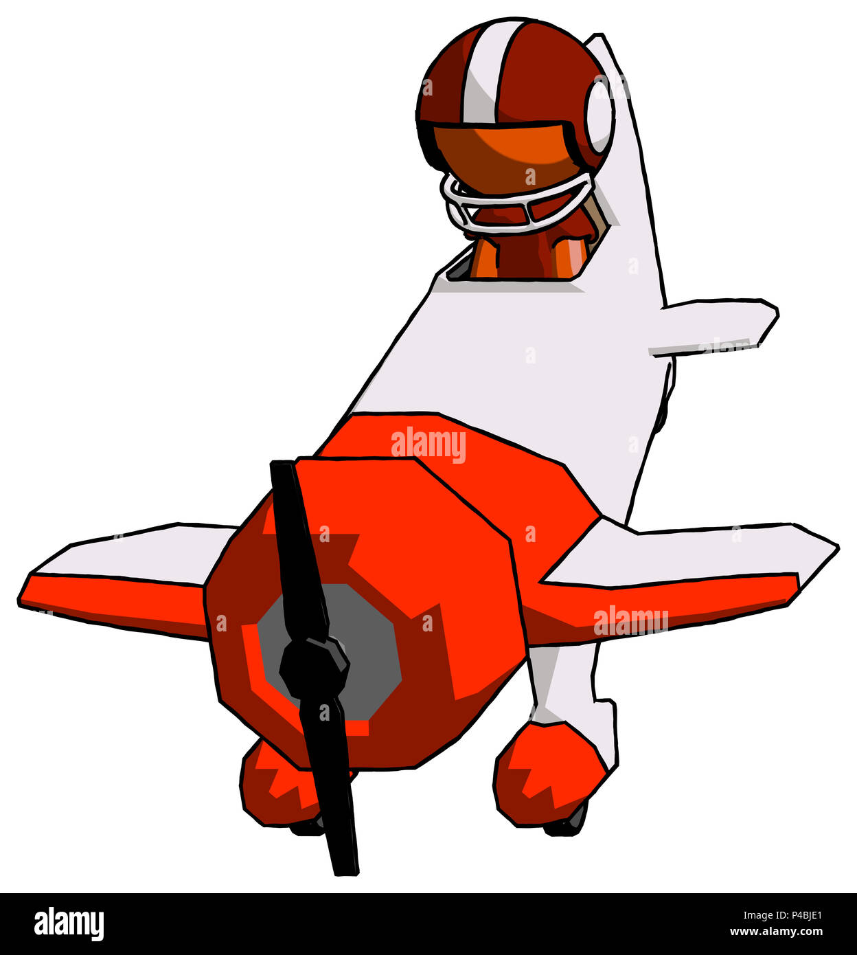 Man descending plane hi-res stock photography and images - Alamy