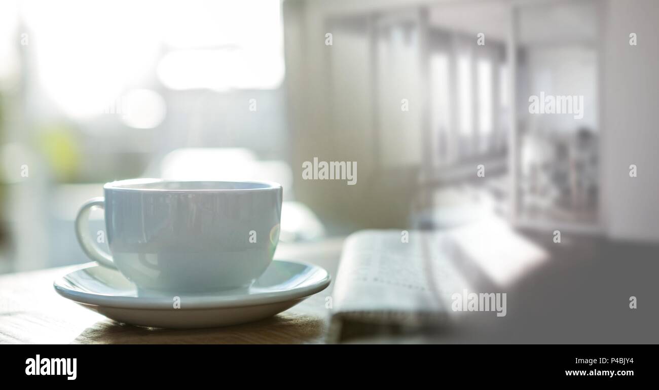 Window with coffee transition Stock Photo - Alamy