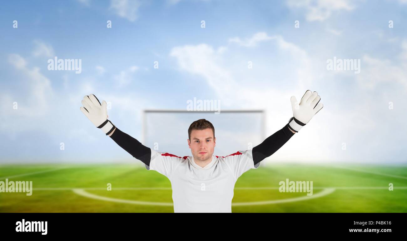 Soccer goalkeeper stance hi-res stock photography and images - Alamy