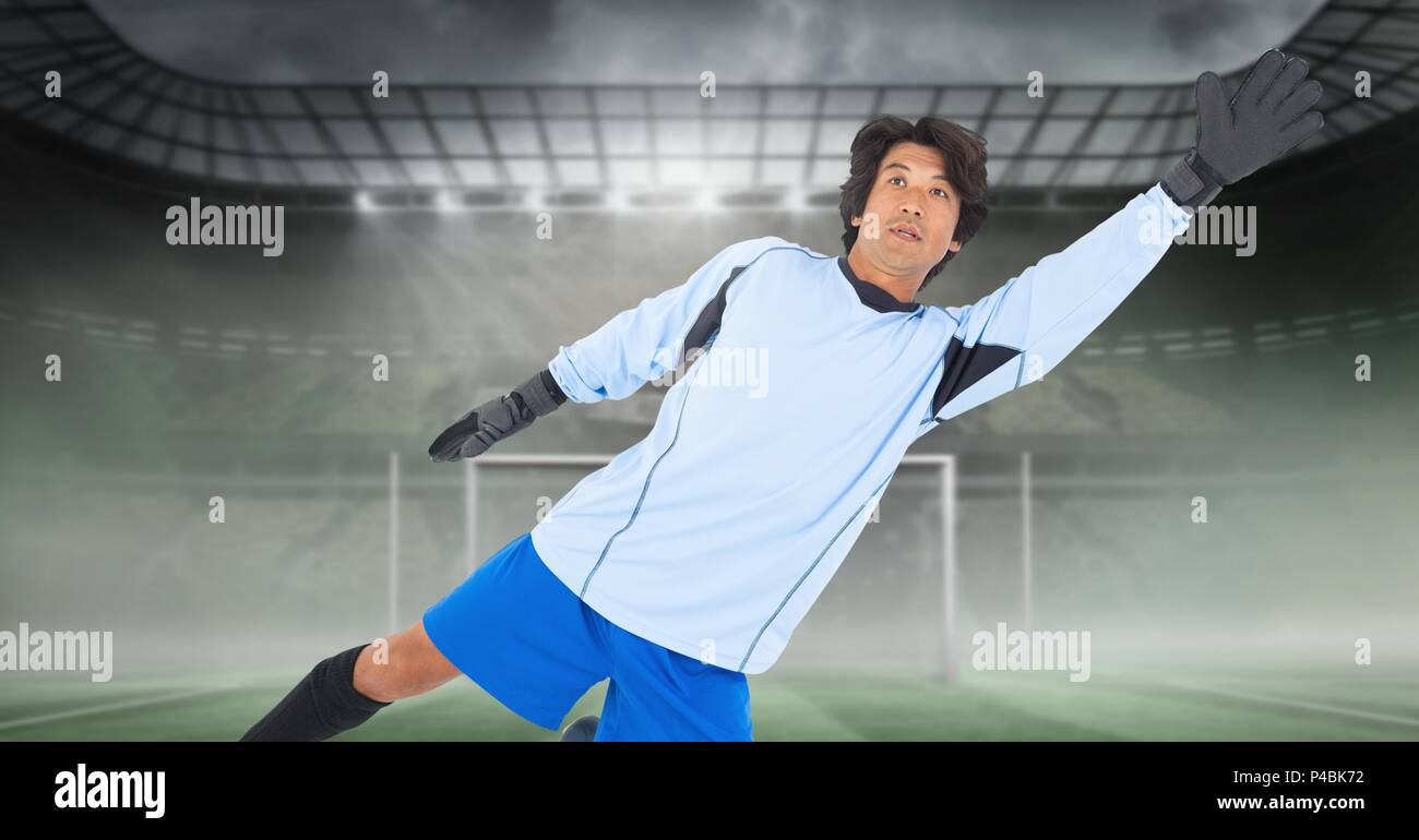 Soccer goalie gloves hi-res stock photography and images - Alamy
