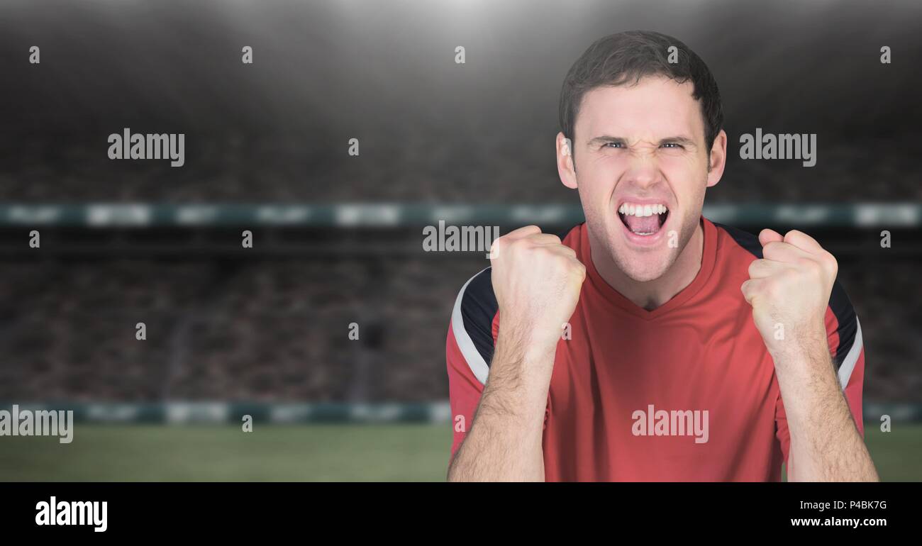 Sport football celebrating clapping applauding hi-res stock photography ...