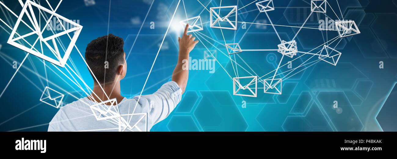 Digital mail hi-res stock photography and images - Alamy