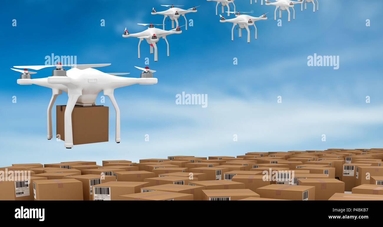Delivery of boxes hi-res stock photography and images - Alamy