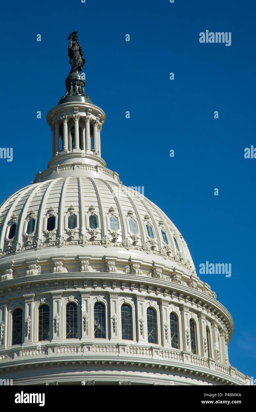 United States Capitol Building on a beautiful summer day, Washington ...