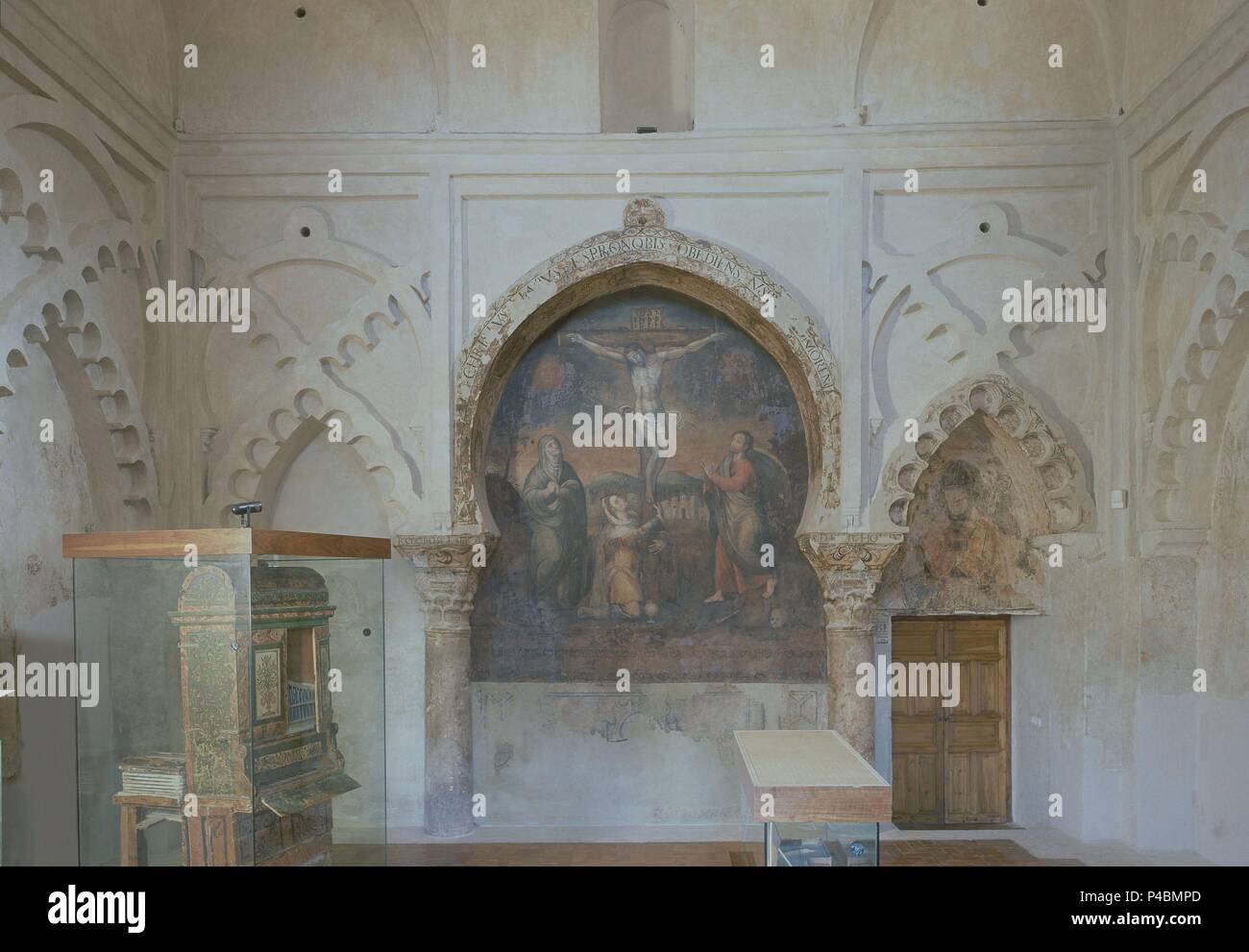 SALON DORADO - CRUCIFIXION - SIGLO XIV - ARTE MUDEJAR. Location ...