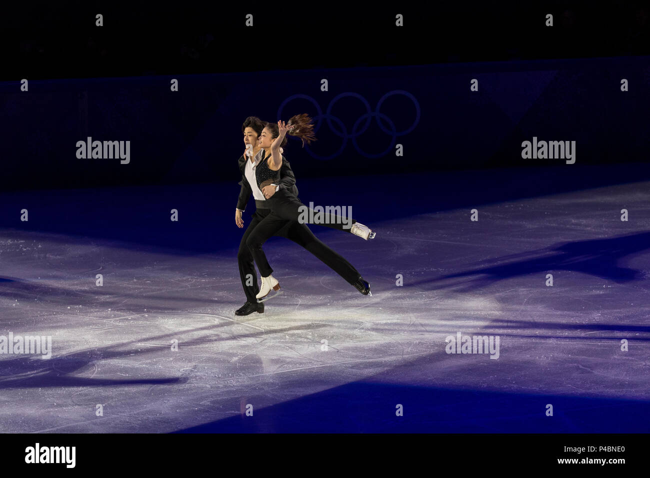 Maia Shibutani/Alex Shibutani (USA) performing at the Figure Skating ...