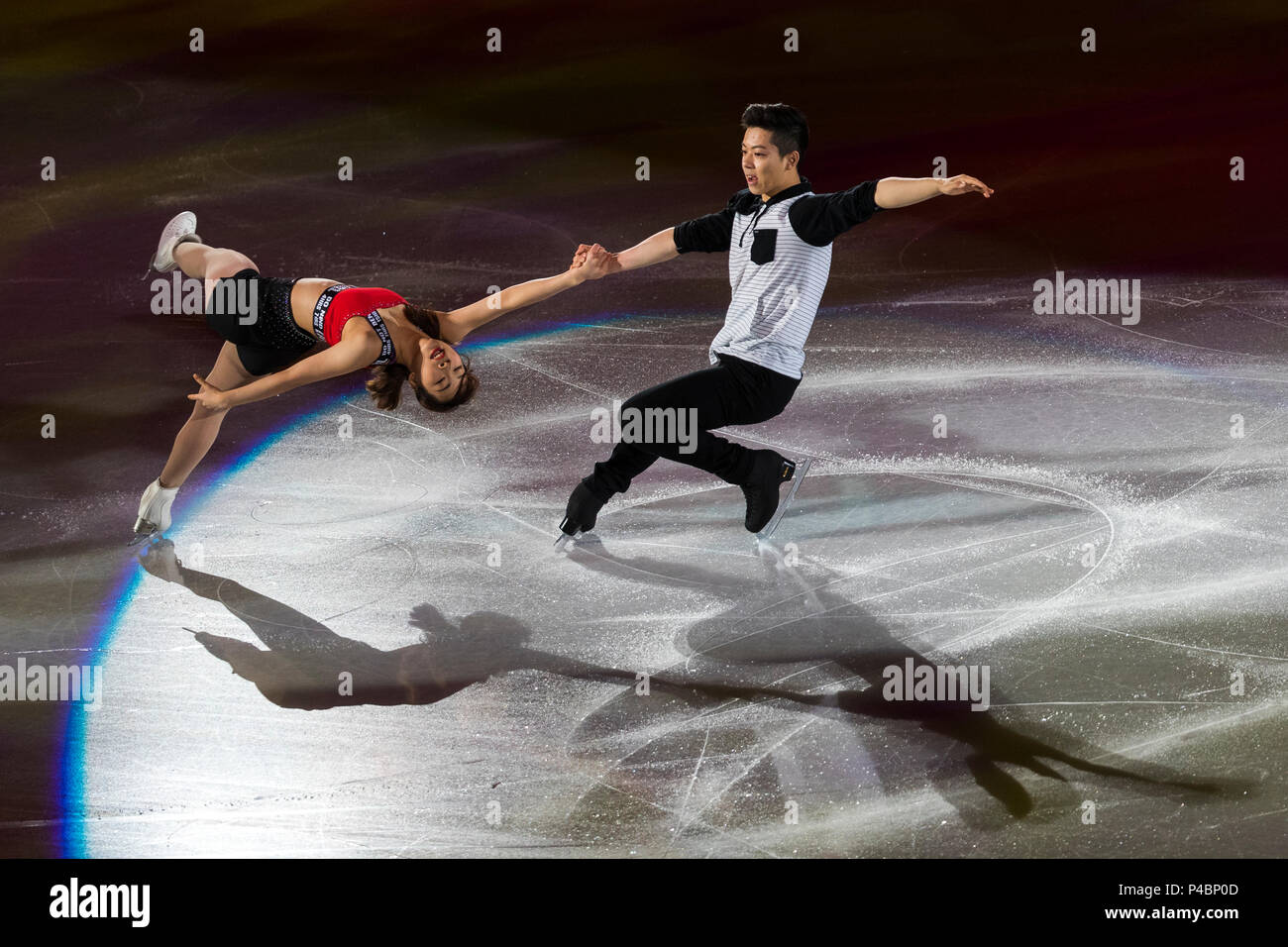 Kim Kyueun/Kam Alex Kang Chan (KOR) performing at the Figure Skating ...