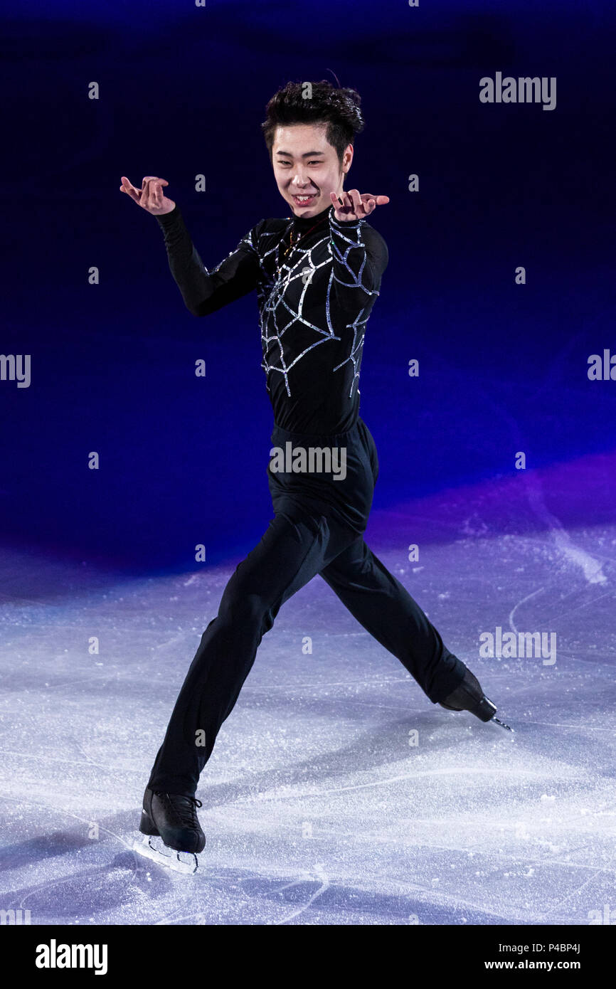 Jin Boyang (CHN) performing at the Figure Skating Gala Exhibition at ...