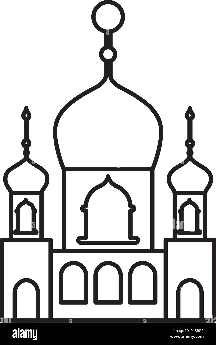 arabic castle building facade Stock Vector Image & Art - Alamy