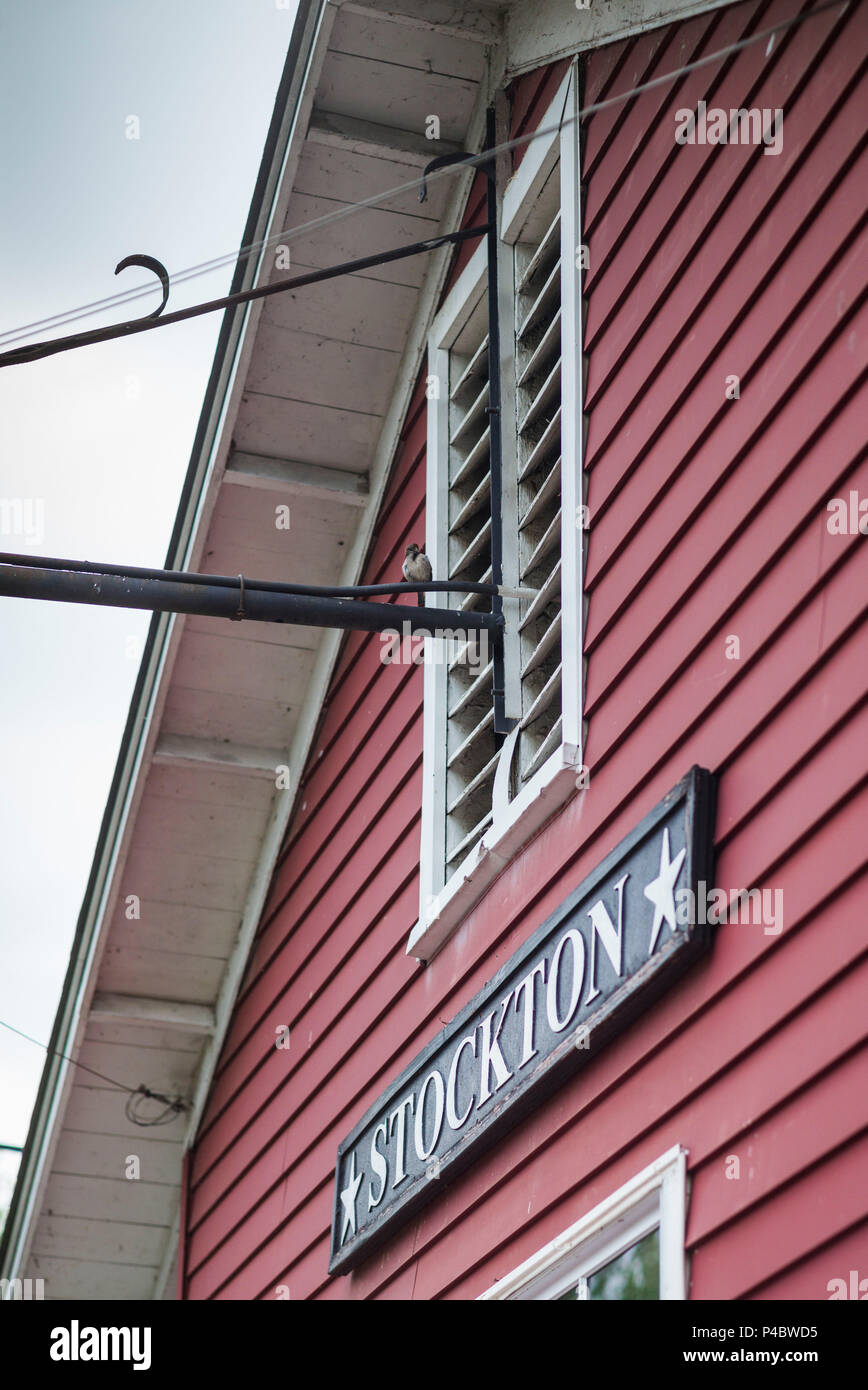 USA, New Jersey, Delaware River Valley, Stockton, sign Stock Photo - Alamy