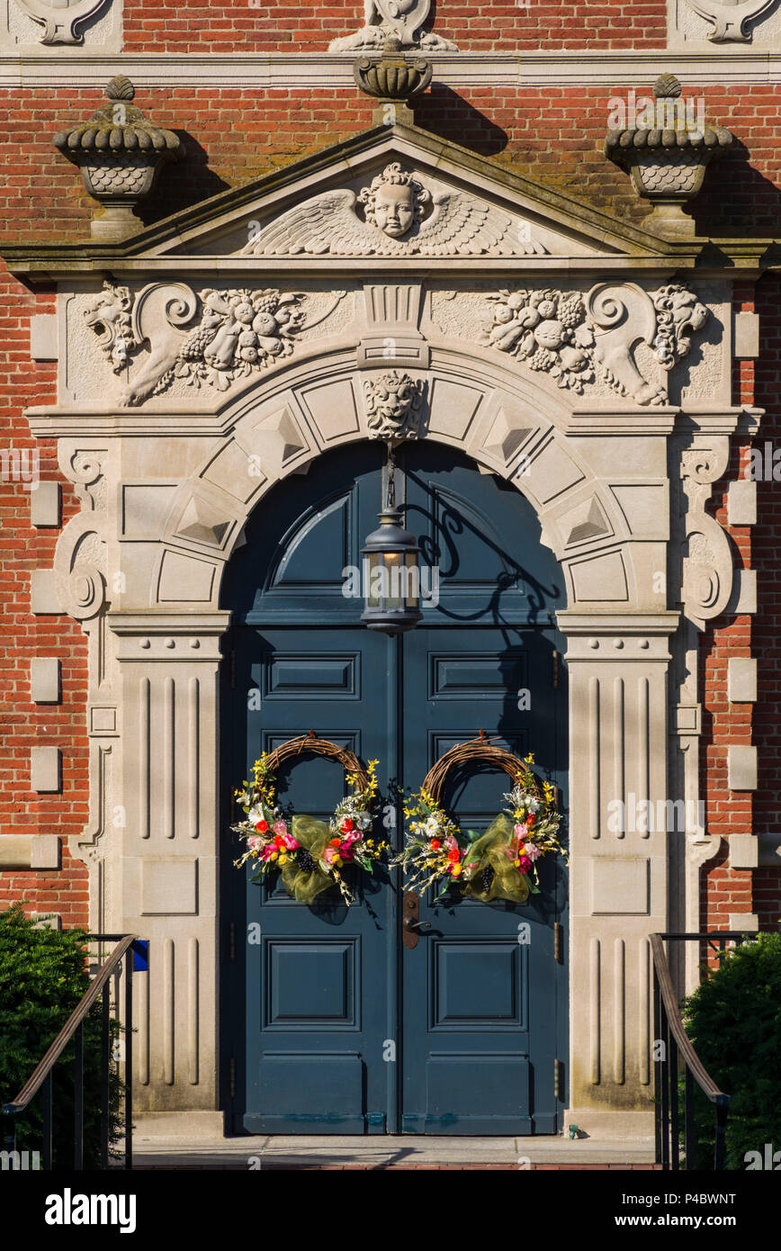 USA, Delaware, Lewes, Zwaanendael Museum, Dutch-style building built in ...