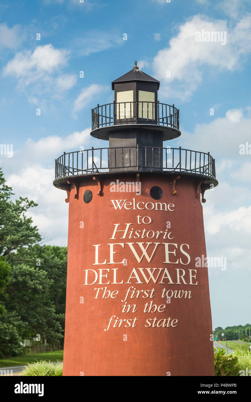 Welcome to delaware sign hi-res stock photography and images - Alamy