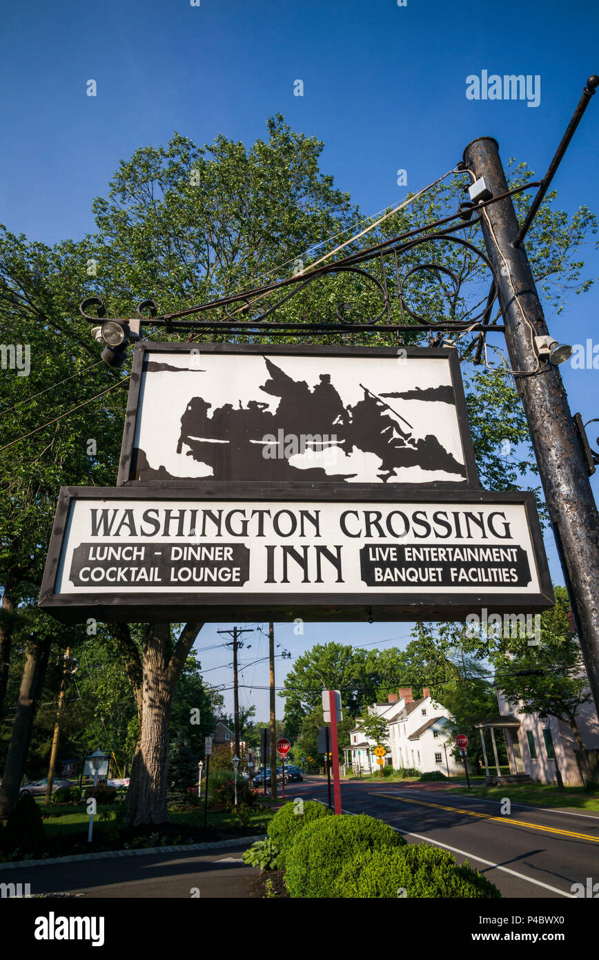 USA, Pennsylvania, Bucks County, Washington Crossing, Washington ...